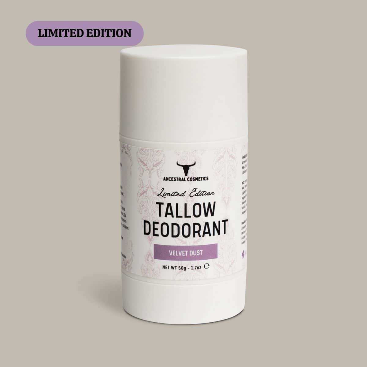 Tallow Deodorant: Velvet Dust – Ancestral Cosmetics