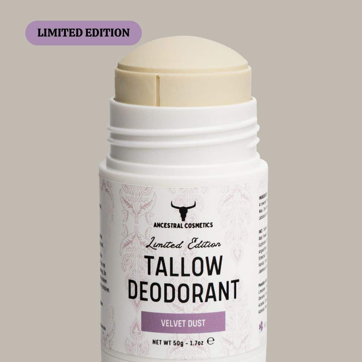 Tallow Deodorant: Velvet Dust – Ancestral Cosmetics
