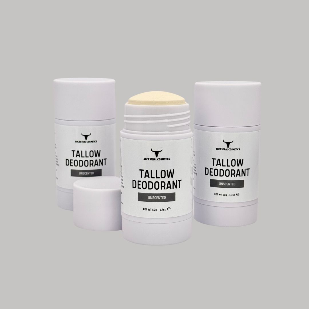 Tallow Deodorant: Unscented – Ancestral Cosmetics